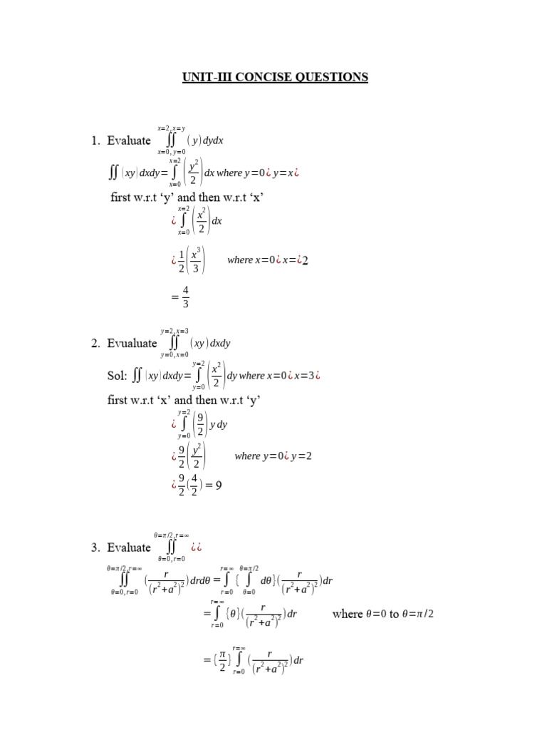 Unit-III-Concise format (1) | PDF | Coordinate System | Differential Geometry