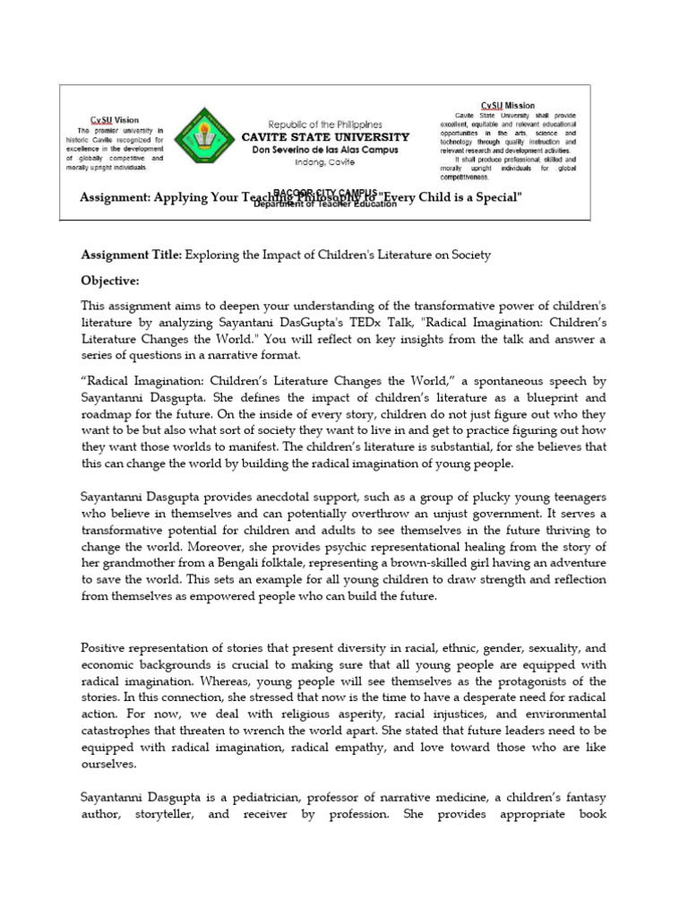 Assignment 01 | PDF | Children's Literature | Fairy Tales