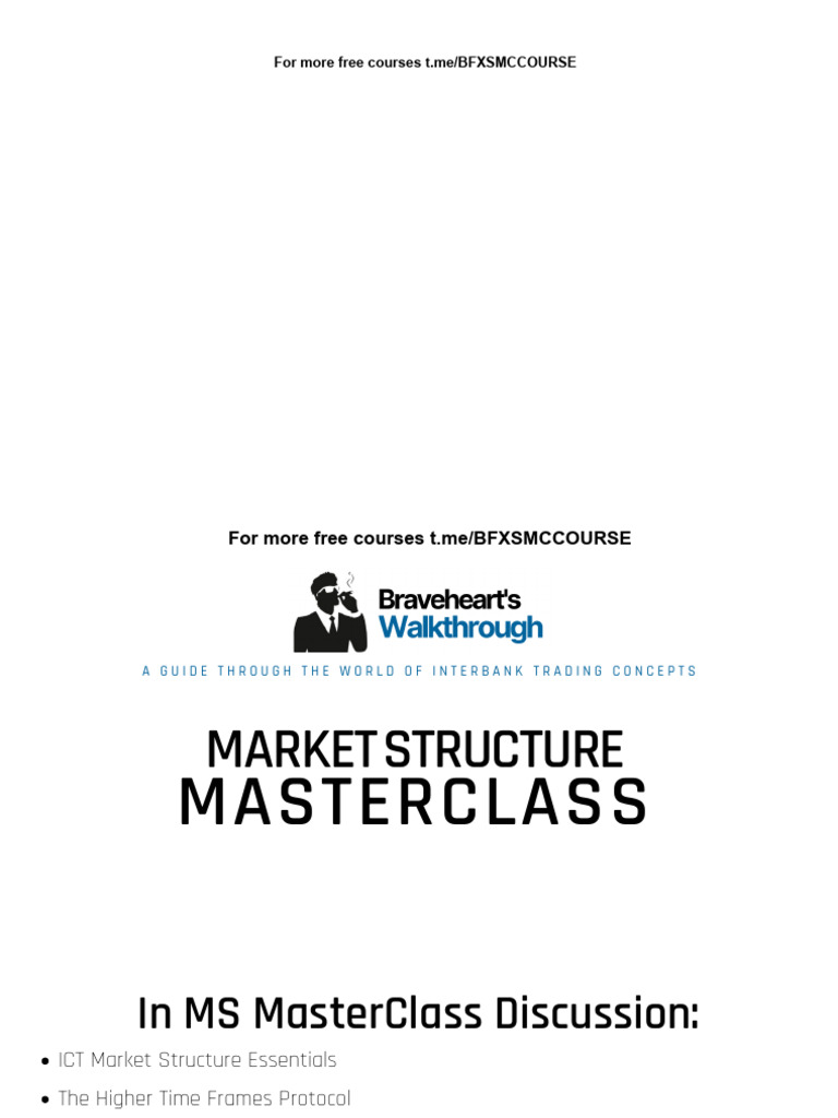 Arjoio Masterclass: Market Structure Guide | PDF