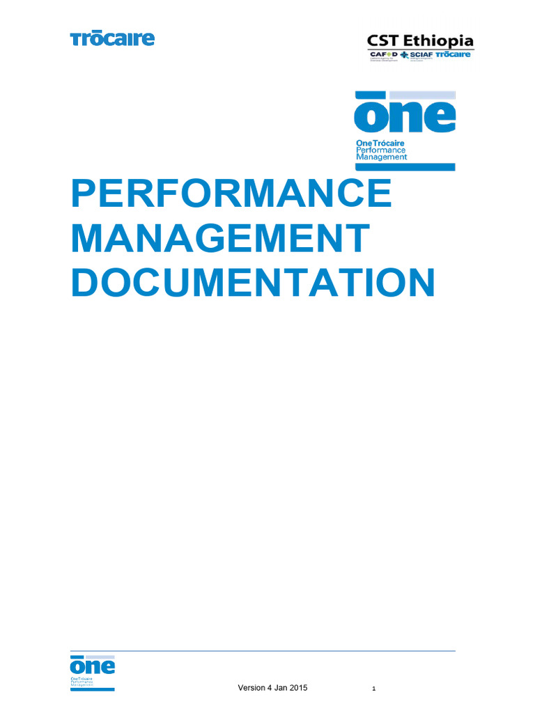 CST Ethiopia Performance Management Plan | PDF | Learning | Cognition