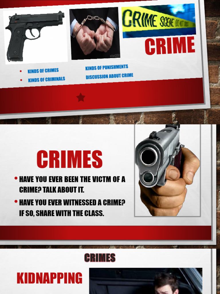 Crime-Presentation - 85363 3000 | PDF | Robbery | Illegal Drug Trade