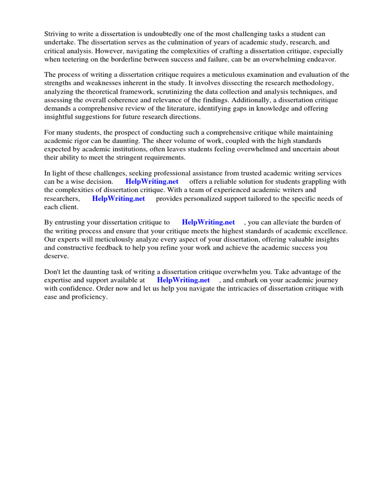 Dissertation Critique Borderline | PDF | Borderline Personality Disorder | Personality Disorder