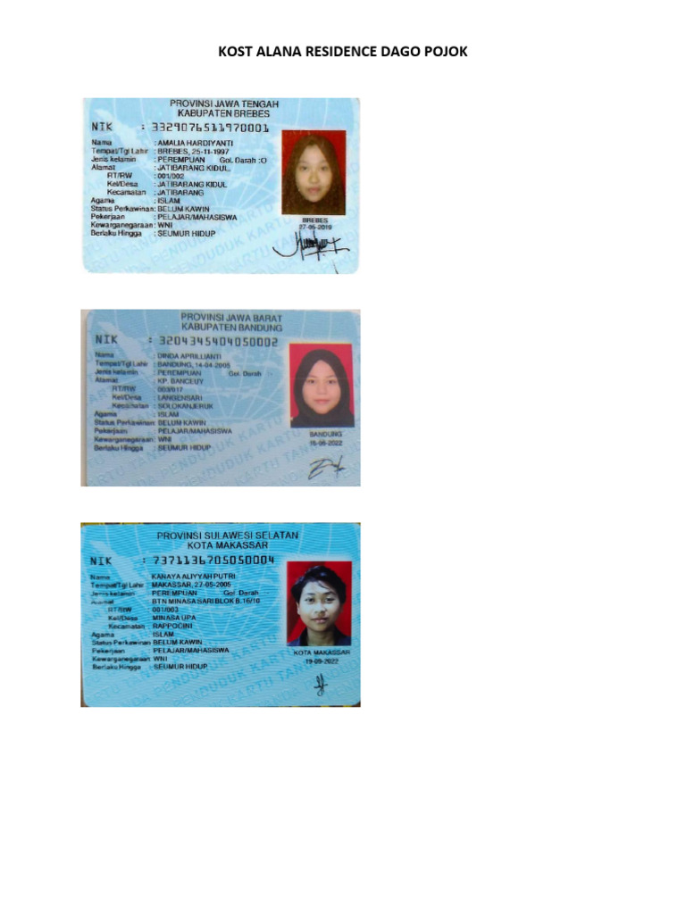 Kost Alana Residence Dago Pojok | PDF
