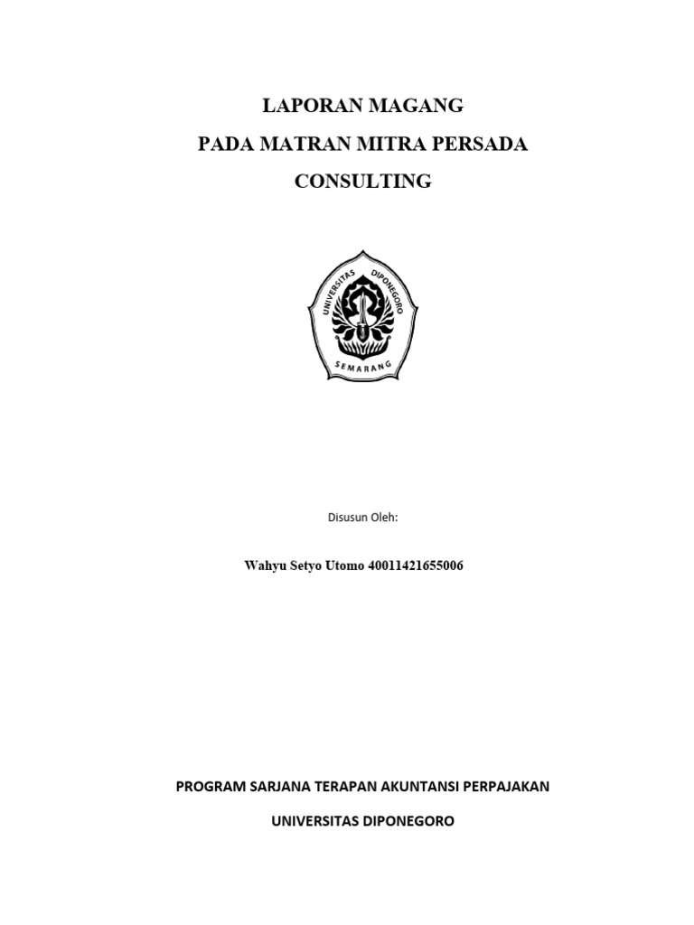 Laporan Magang Wahyu - BLM Fix | PDF
