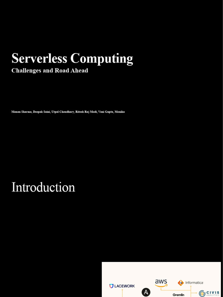 Serverless Computing | PDF | Cloud Computing | Computer Engineering