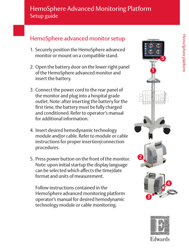 Flotrac System Setup Guide Pdf Computer Monitor Intravenous Therapy