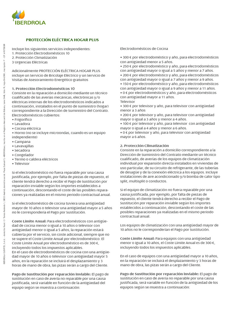 Iberdrola_condiciones_especificas_SGCOM-03916_CCPP_y_CCEE_Proteccion_Electrica_Hogar_Plus(22-02 ...