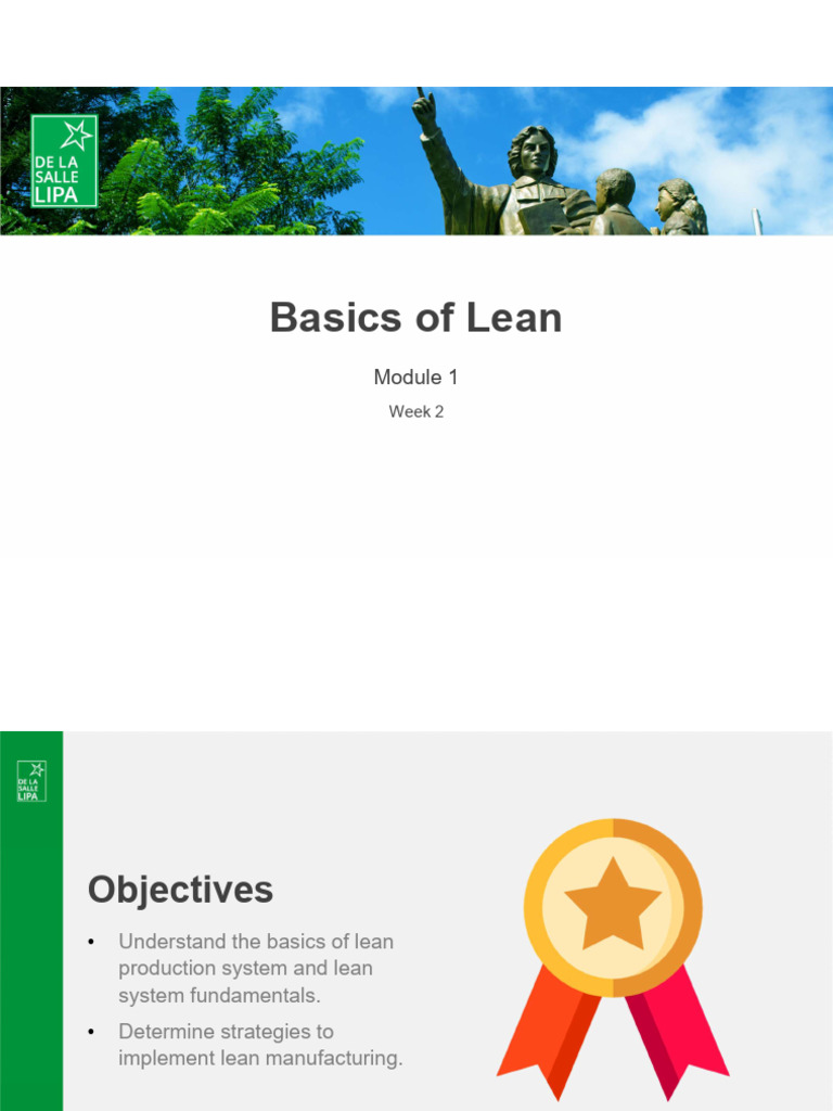 Basics of Lean | PDF | Lean Manufacturing | Business