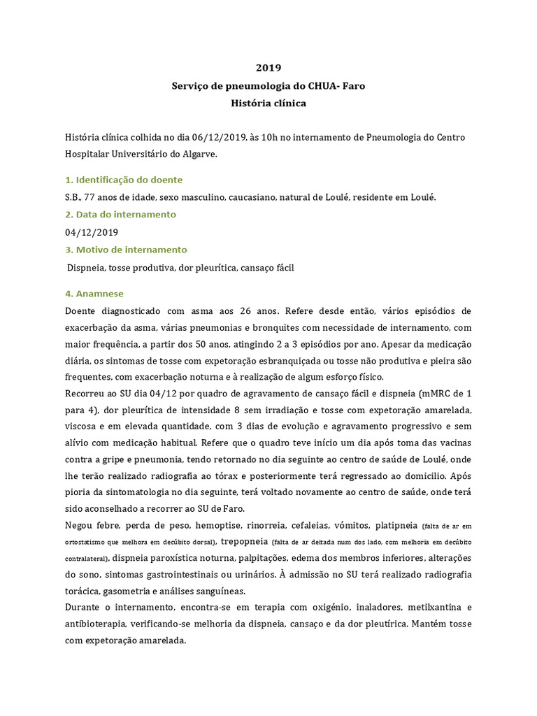 Pneumo - Axma Agudizada 2 | PDF | Asma | Doença de obstrução pulmonar ...