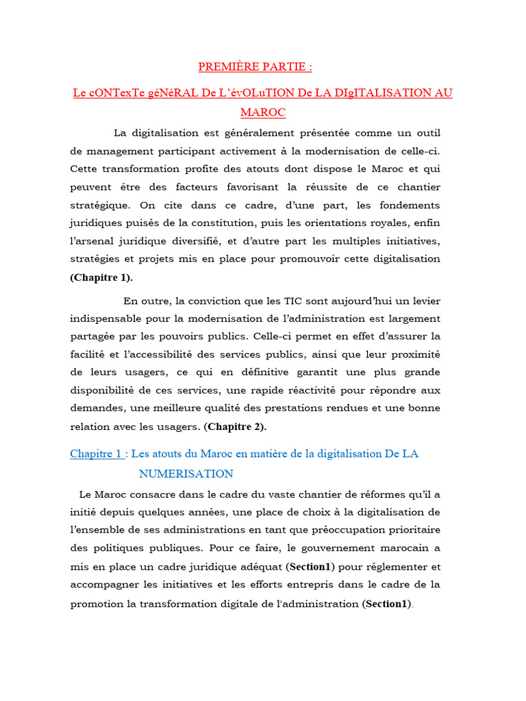 Maroc Digital Modele - Copie | PDF | Maroc | Loi