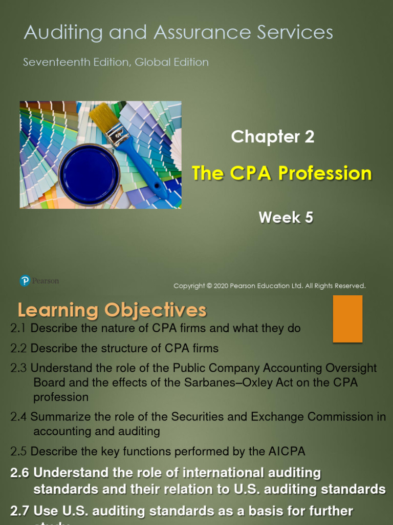 ACC231-PPT-CH2-modified-week 5 | PDF | Financial Audit | Audit