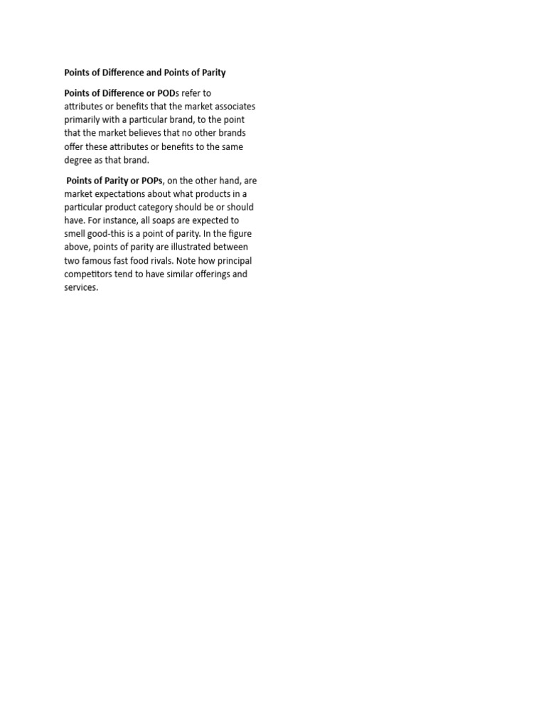 Identifying Potential Points-Of-Difference And Points-Of-Parity – MRFBK