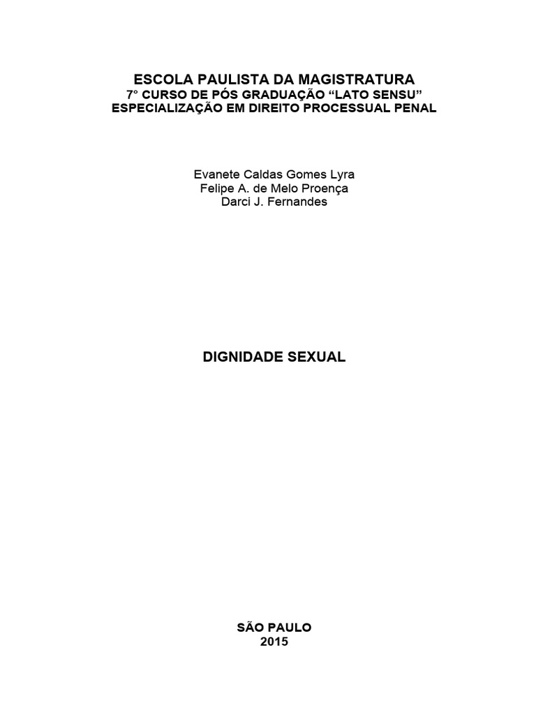 Dig Sex Pdf Crimes Crime E Violência