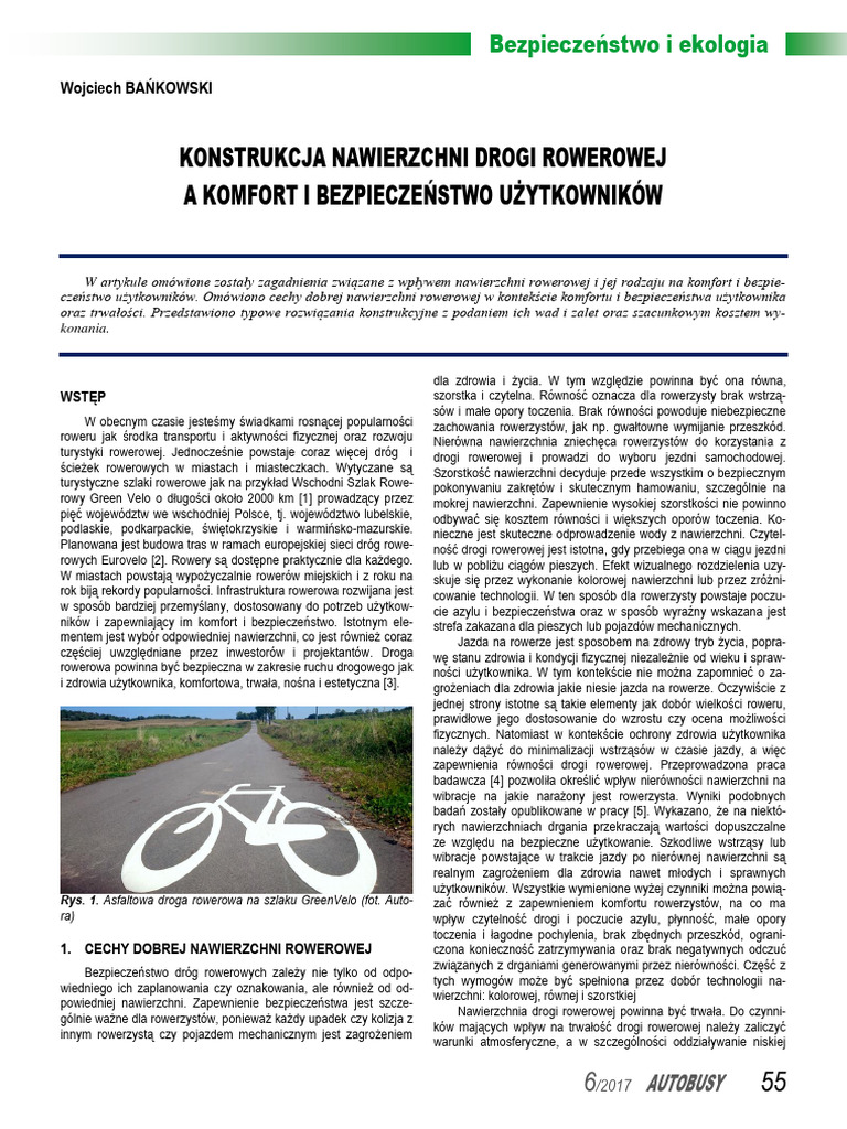 BANKOWSKI - Konstrukcja Nawierzchni - 6 - 2017 | PDF