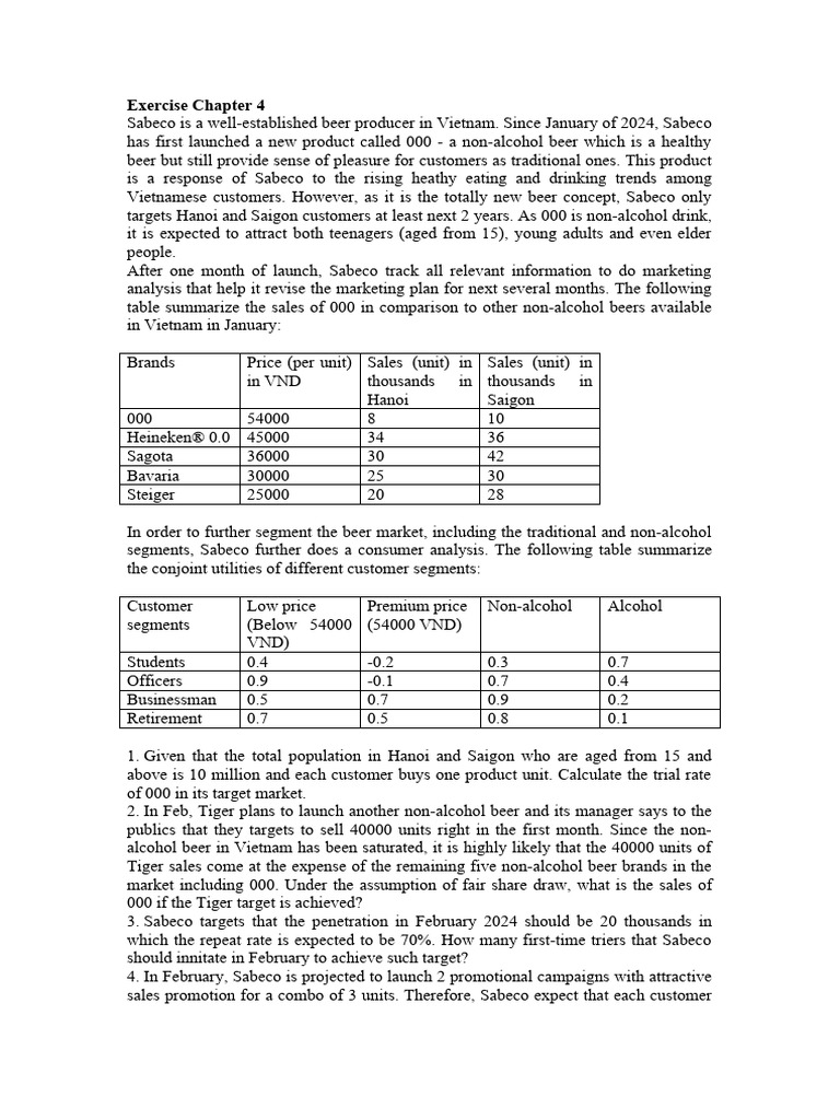 Excercise Chapter 4 - 06.01 | PDF | Financial Markets | Market (Economics)