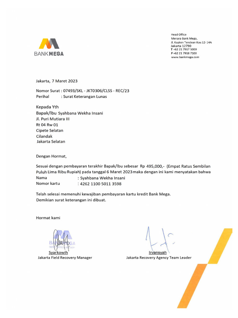 CC Bank Mega-1 | PDF