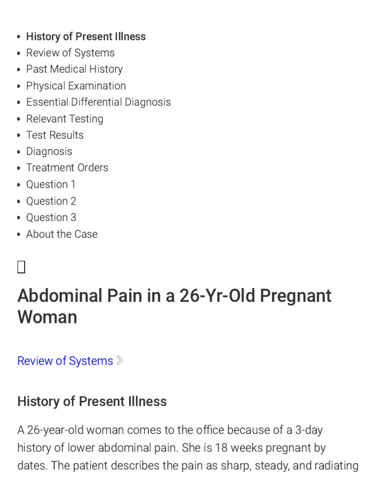 Case Studies - MSD Manual Professional Edition | PDF