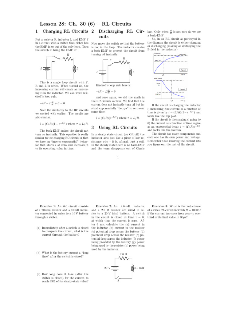 Lesson 28 | PDF | Electrical Network | Quantity