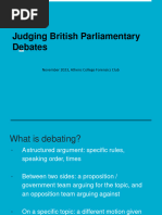UADC Debating & Judging Manual | PDF | Politics