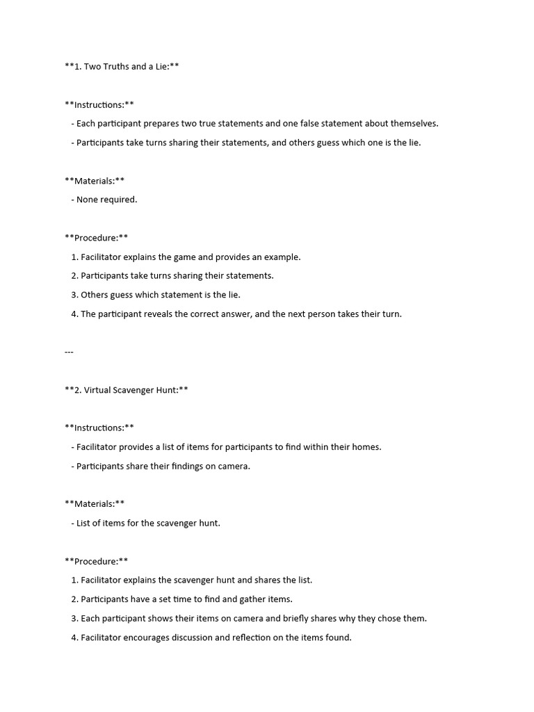 Icebreaking Energizer Refreshment Activities For Visual Impairments ...