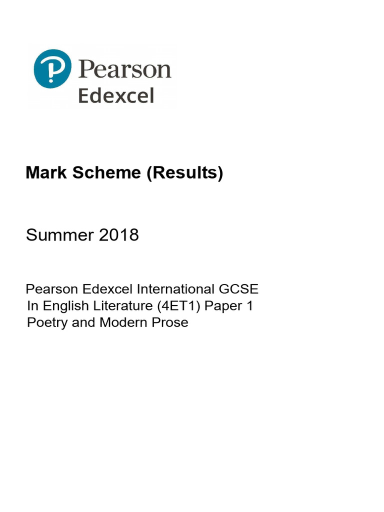 Igcse Unseen Text Mark Scheme | PDF | To Kill A Mockingbird