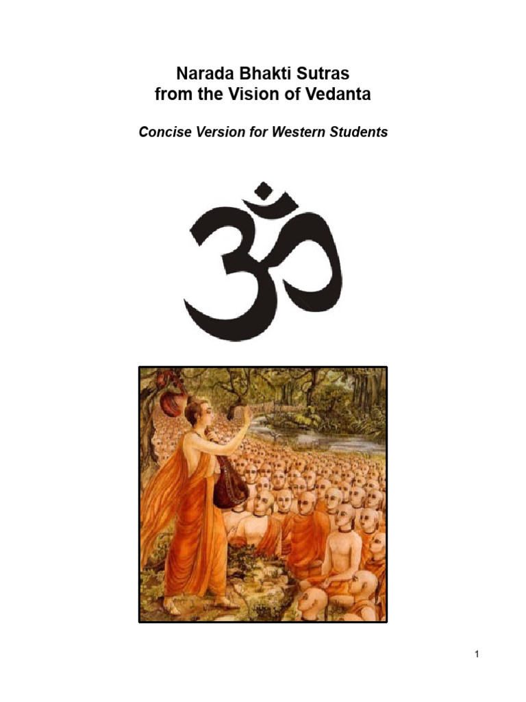 NBS Vision of Vedanta Concise Version 8-7-15 | PDF | Vedanta | Bhakti