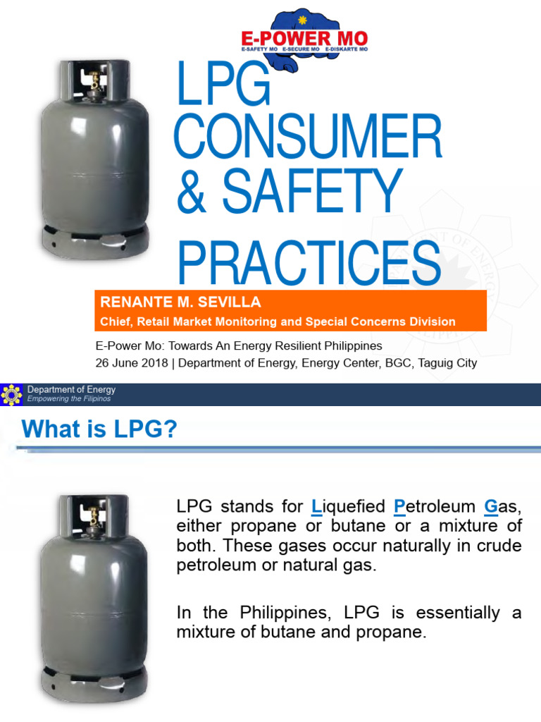 LPG Consumer Safety Practices | Download Free PDF | Liquefied Petroleum ...