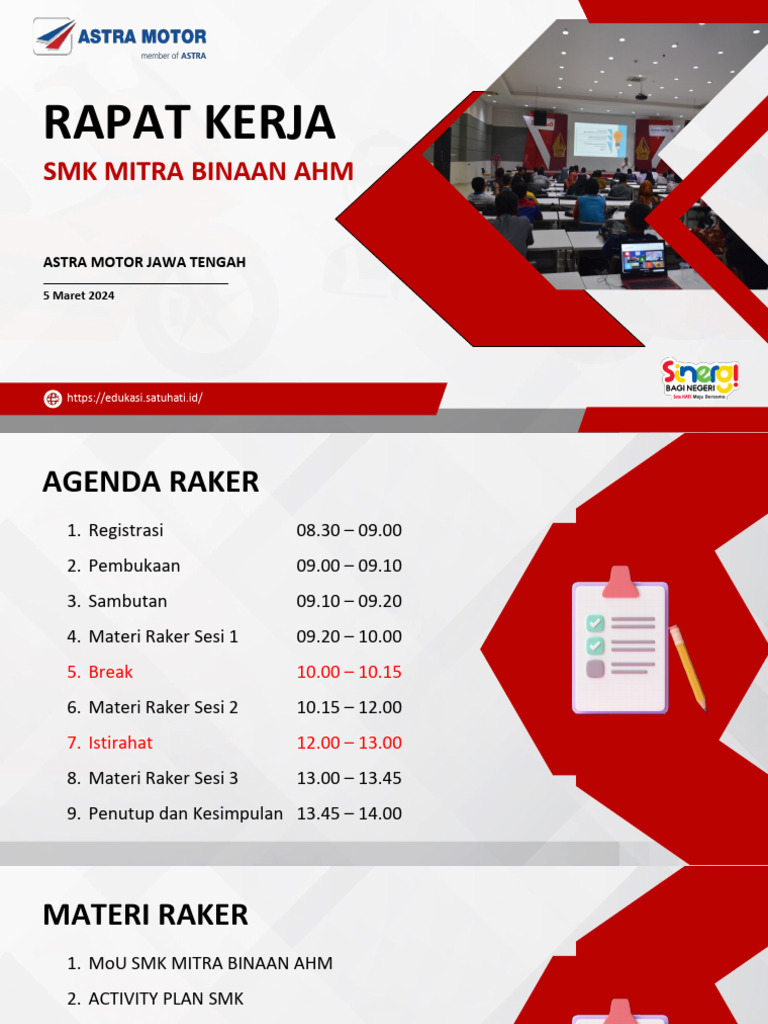 Materi Raker SMK 2024 | PDF