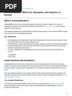 Industrial Revolution Vocabulary Guide | PDF | Mass Production | Factory