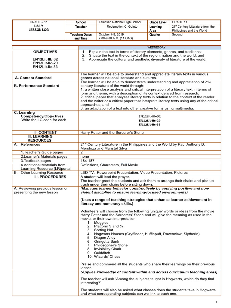 2nd Modified DLL For COT | PDF | Learning | Thought