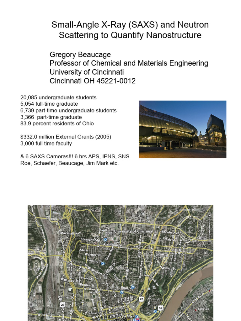 SAXS Tutorial | PDF | Applied And Interdisciplinary Physics | Condensed ...