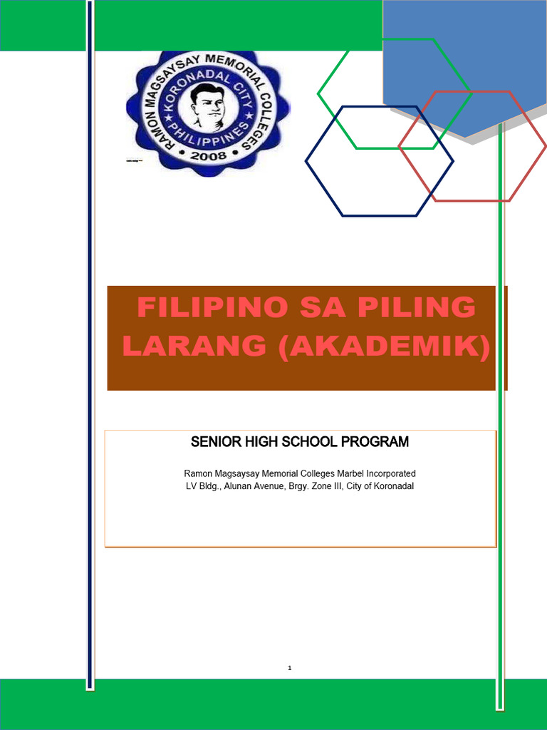 FIL Module 1-3 | PDF