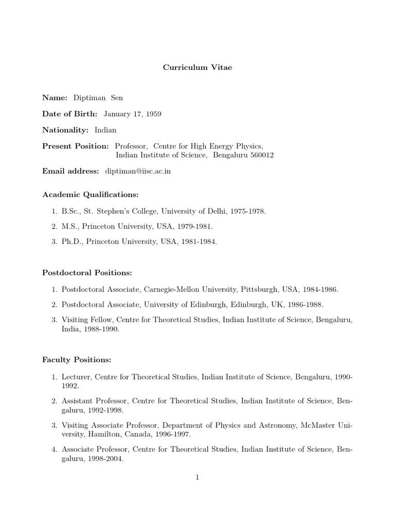 dsen_cv | PDF | Condensed Matter Physics | Physics