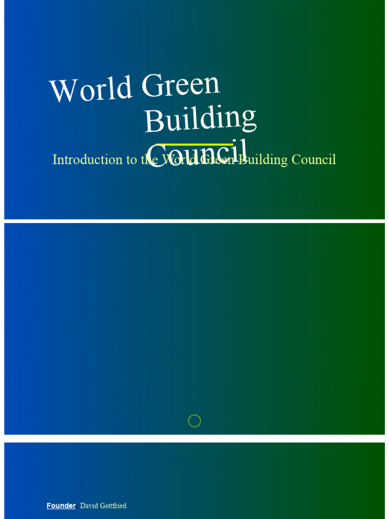 World Green Building Council Overview | PDF | Green Building ...
