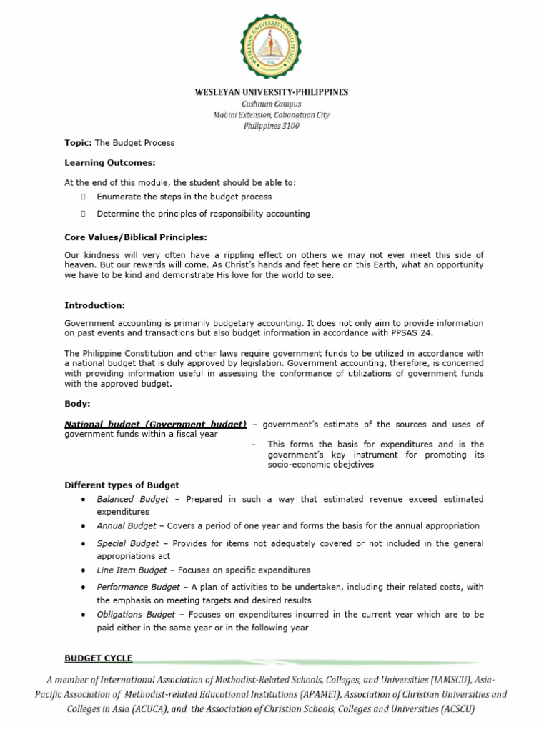 The-Budget-Process | PDF | Budget | Appropriations Bill (United States)