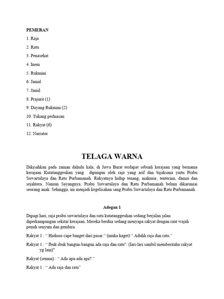 Telaga Warna (Rev02) | PDF