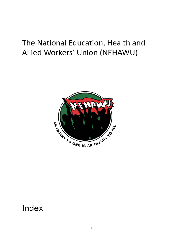 NEHAWU Trade Union Research | Download Free PDF | Trade Union | Employment