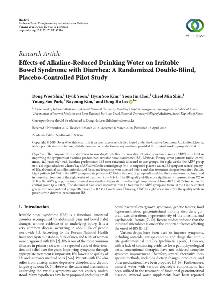 Alkaline | PDF | Irritable Bowel Syndrome | Indigestion