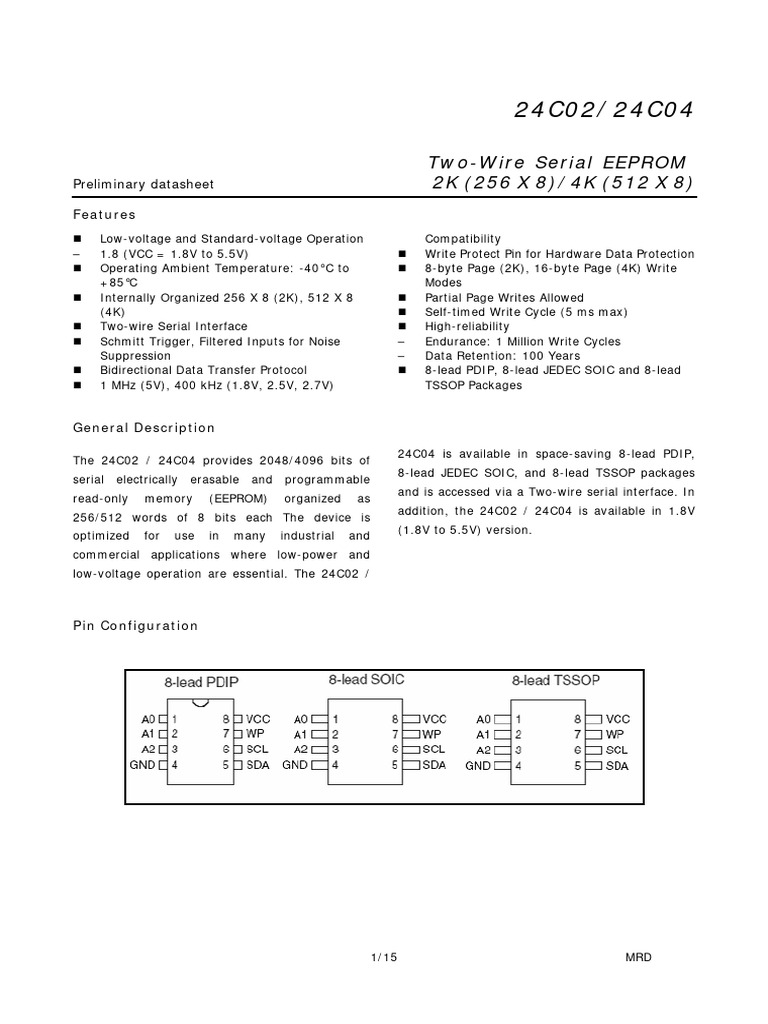 Data Sheet | PDF | Microcontroller | Bit