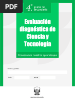Evaluación Diagnóstica Ciencia 3º Secundaria | PDF | Compost | Agua