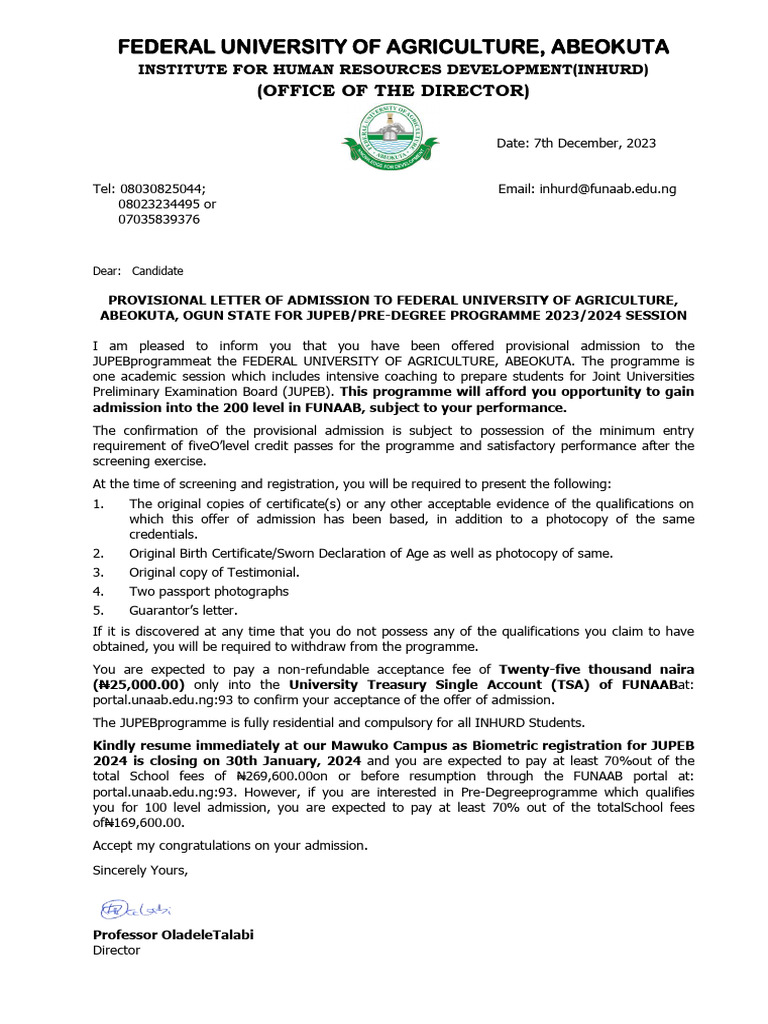 Dear Candidate | PDF