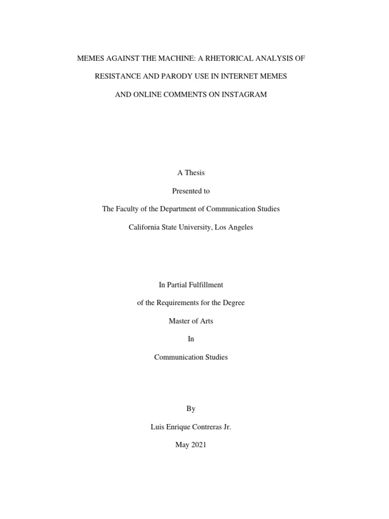 Memes Against The Machine | PDF | Antonio Gramsci | Mass Media