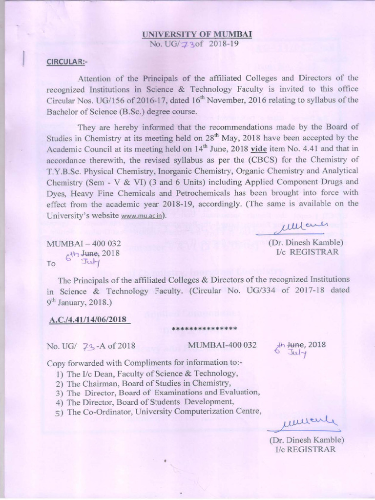 4.41 T. Y. B.SC - Inorganic Chemistry 6 Units Sem V1 | PDF ...