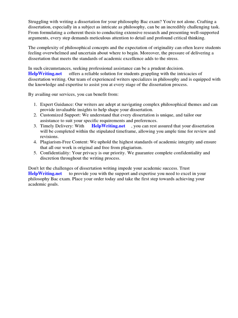 Sujets Dissertation Philosophie Bac | PDF | Thesis