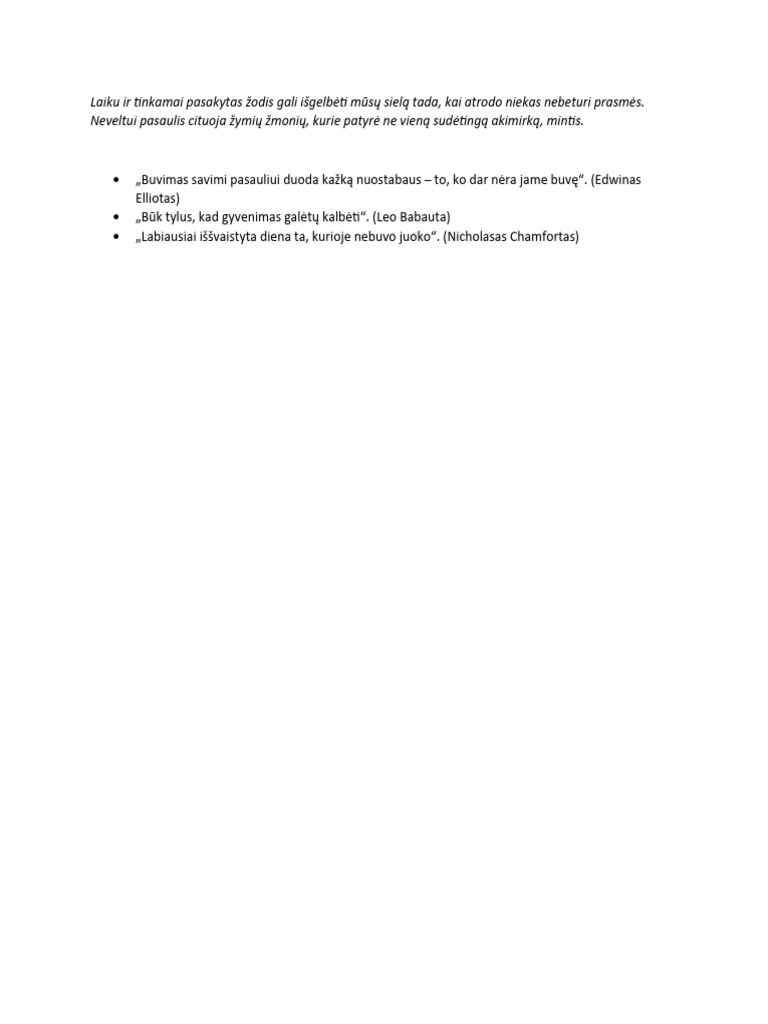 Ikvepiancios Citatos | PDF