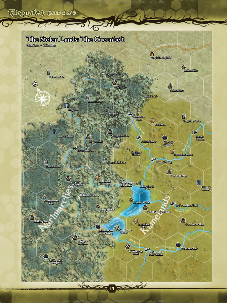 Stolen Lands Map | PDF
