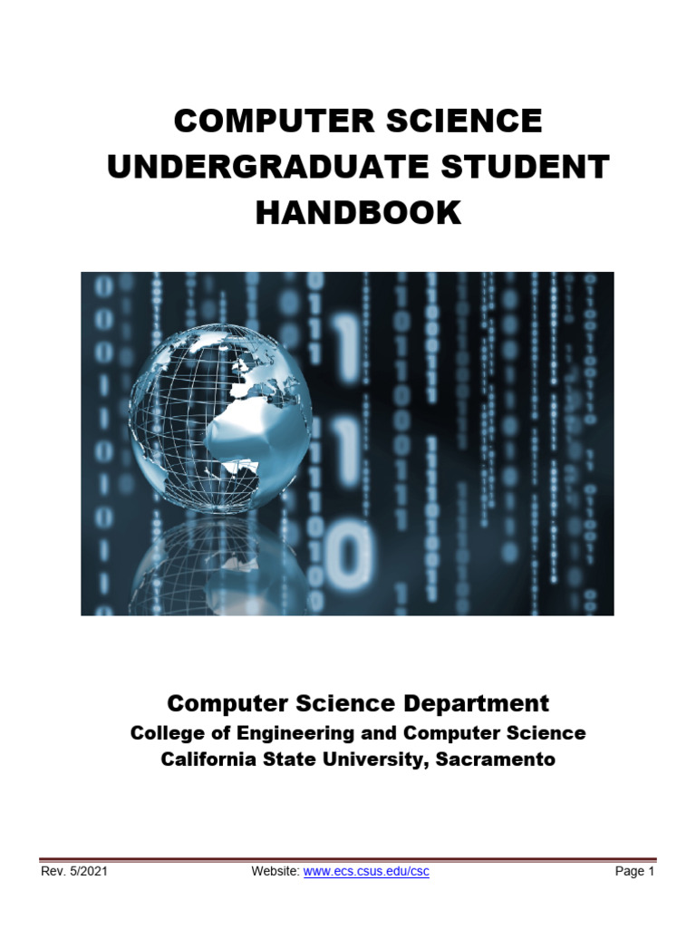 Undergraduate Student Handbook | PDF | Mathematics | Security