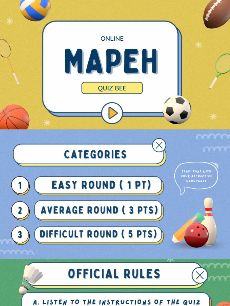 MAPEH-QUIZ-BEE | PDF | Infection