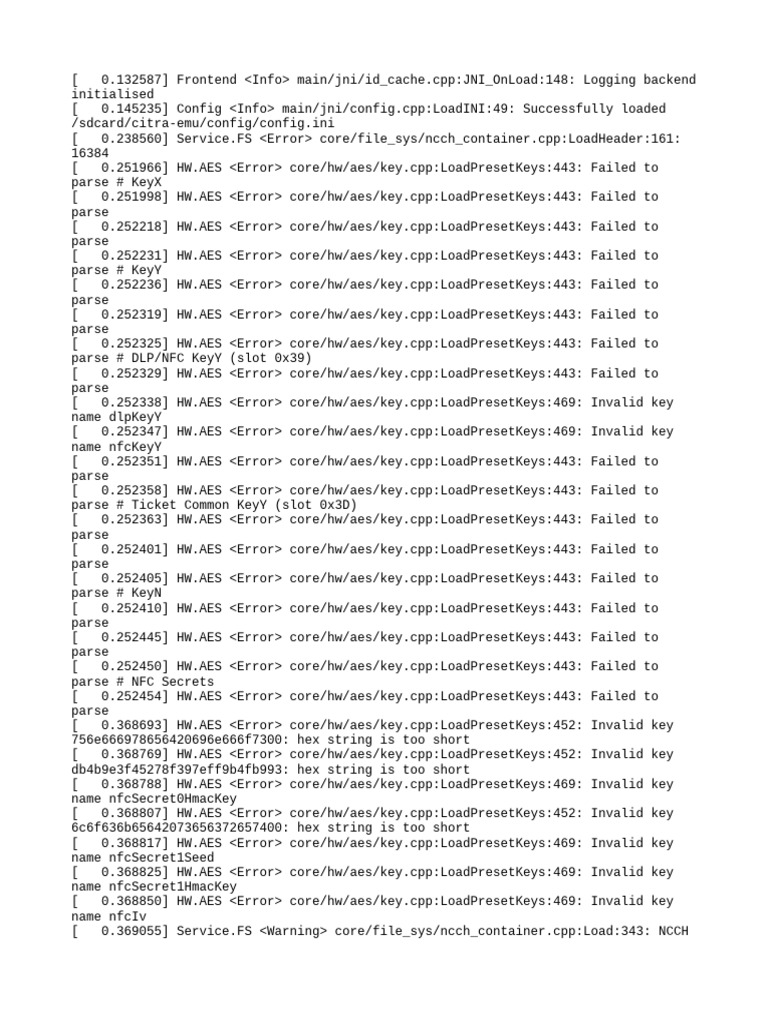 Citra Log | PDF | Rendering (Computer Graphics) | Encryption