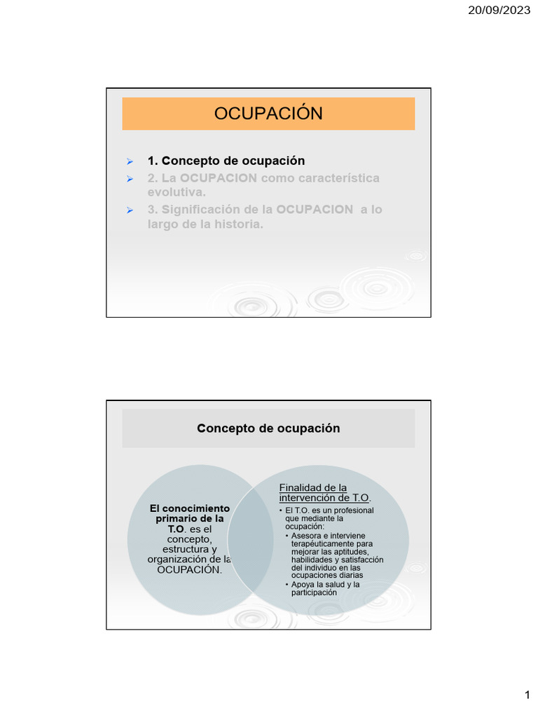 Ocupación | PDF | Homo | Humano
